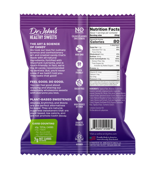 Gummy Squares: Tropical Fruit Candy – Dr. John's Healthy Sweets